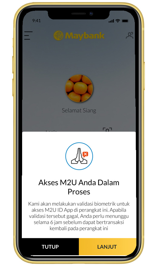 Panduan Akses M2U ID App
