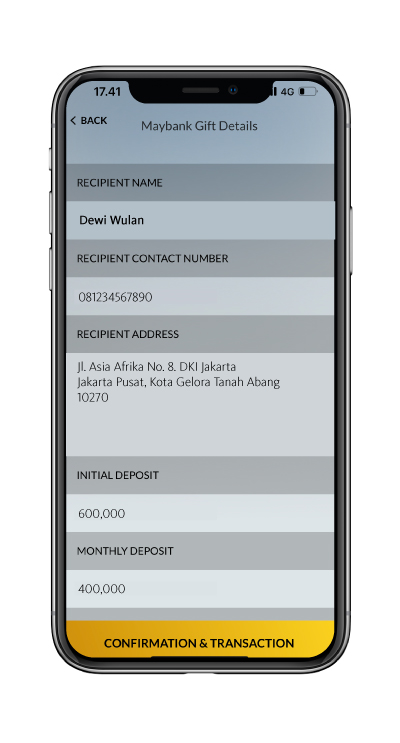 How to Open Maybank Gift Account